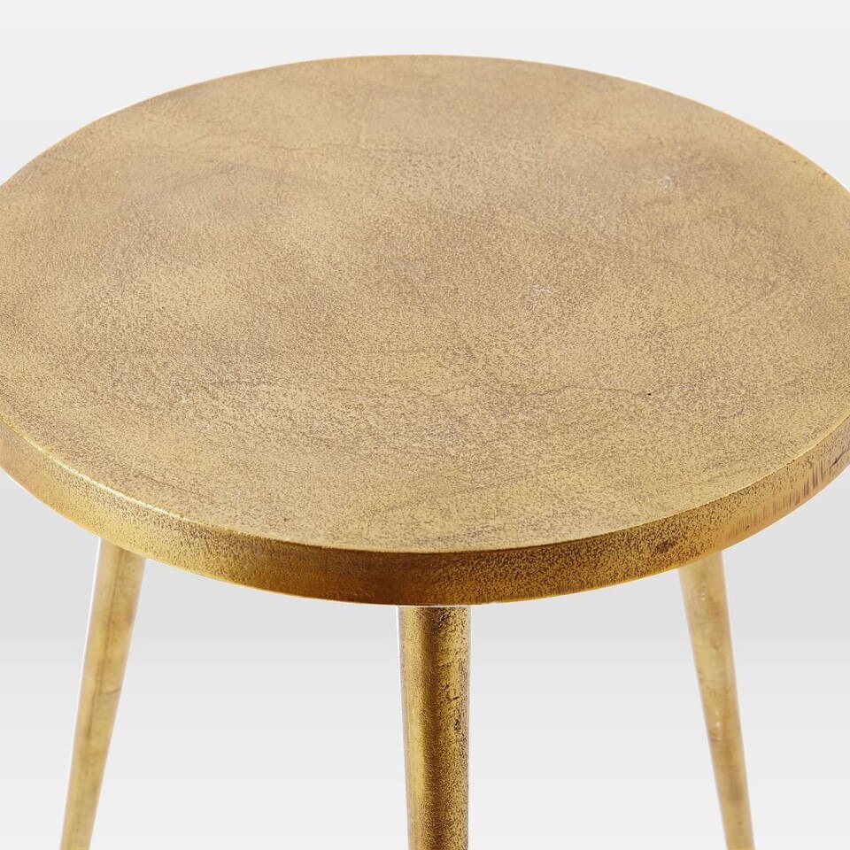 Casted Tripod Round Side Table (38 cm) | West Elm UK